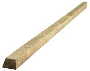 SPLAYED BEVELLED FENCING RAIL TANALISED TREATED 4 2MT x 075 x 050 3x2 ...