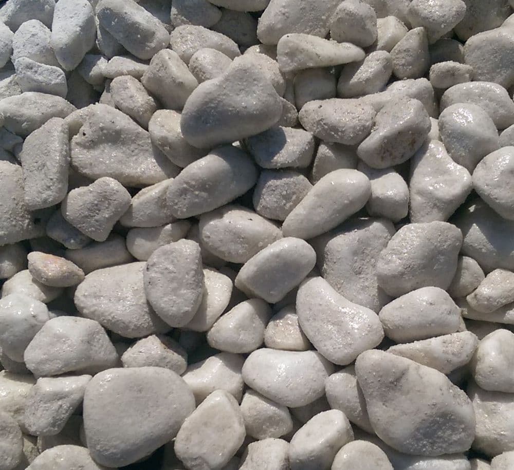 STONES POLAR WHITE 20-40MM 25kg BAG