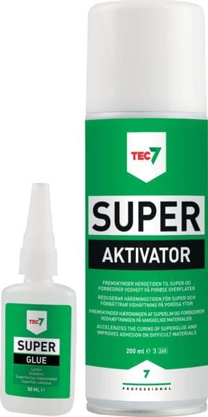 TEC7 SUPER GLUE 50ml AKTIVATOR S7KIT