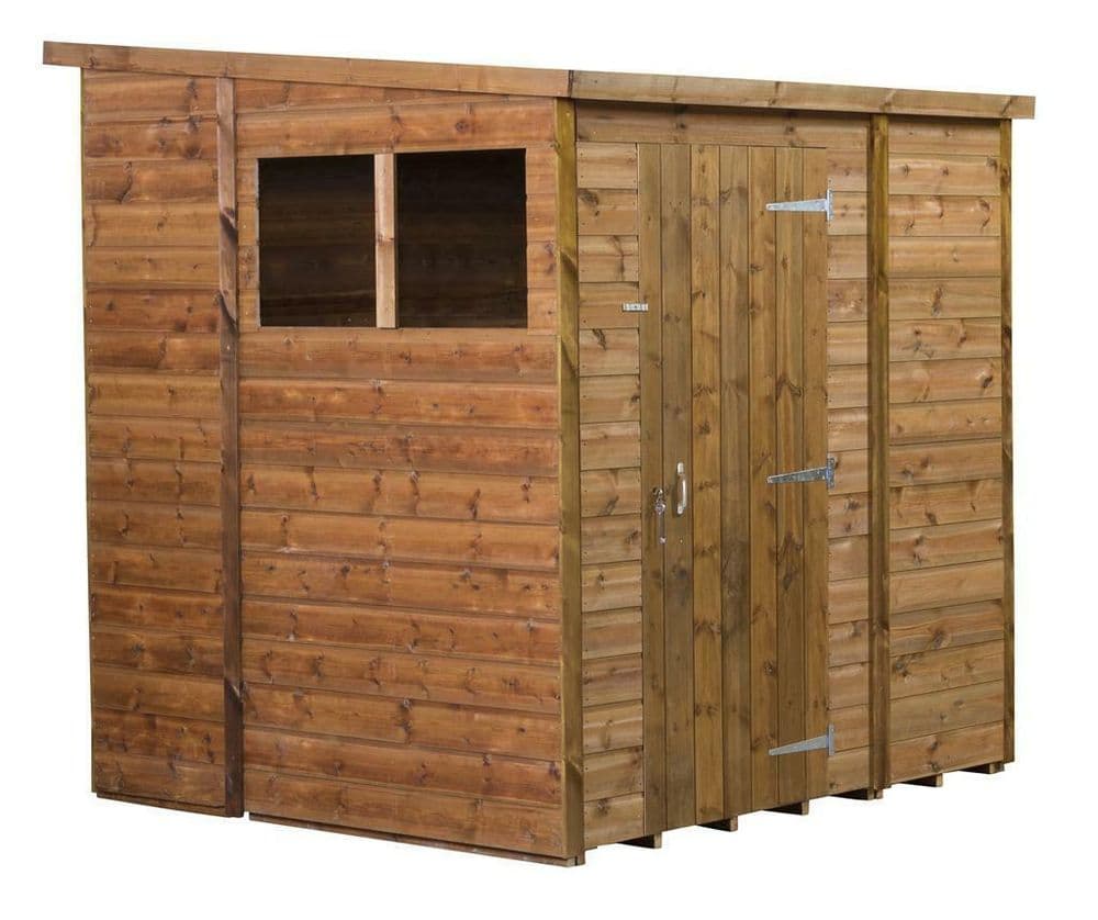 Empire Pent Shed Shiplap Tongue & Groove 6X6 With Windows