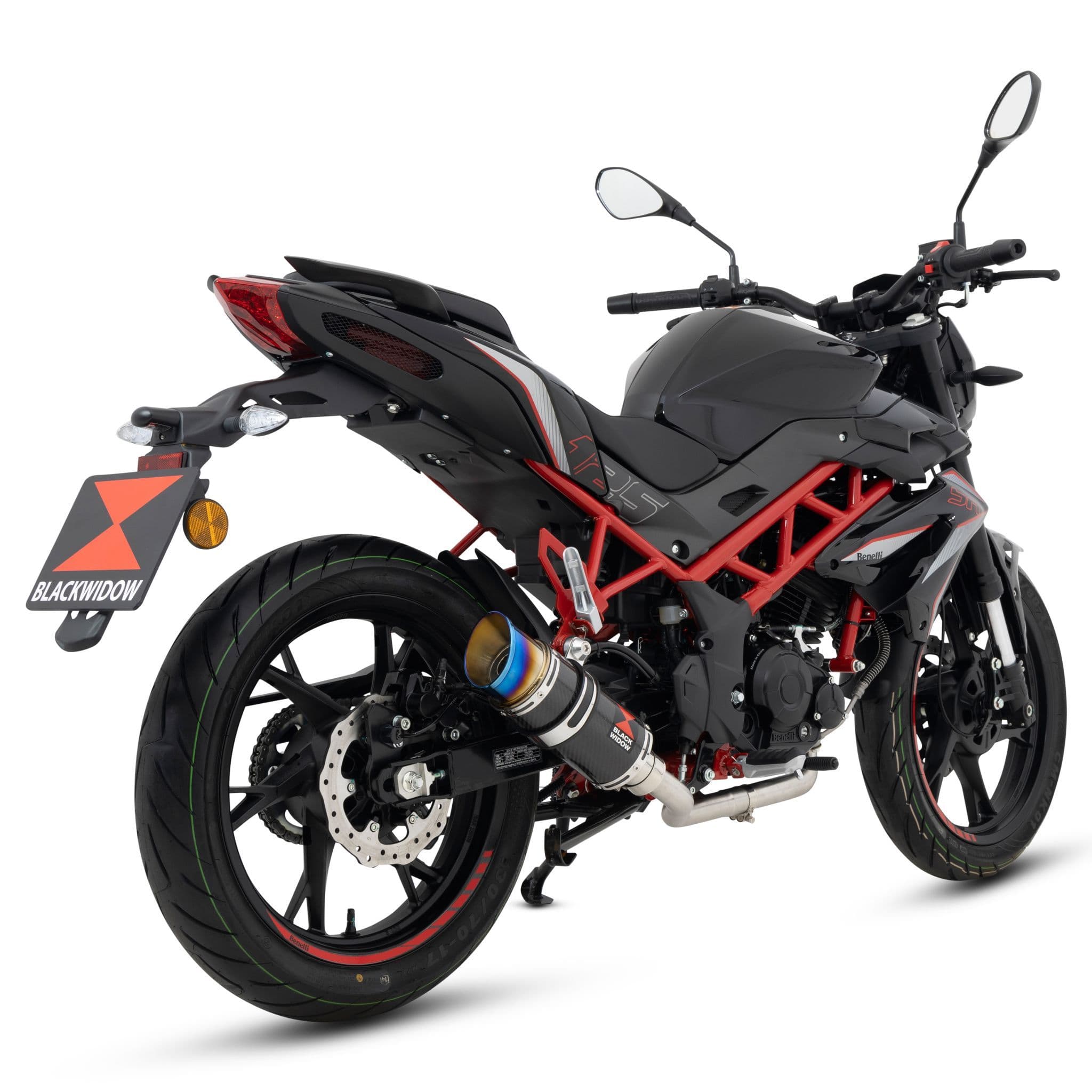 BN 125 2025 - 2026 Performance Exhaust System 200 mm Round GP Carbon ...