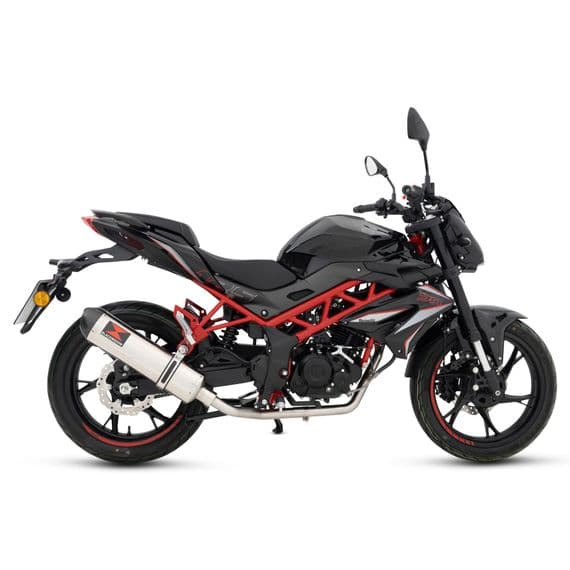 BN 125 2025 - 2026 Performance Exhaust System 400 mm Oval Stainless ...