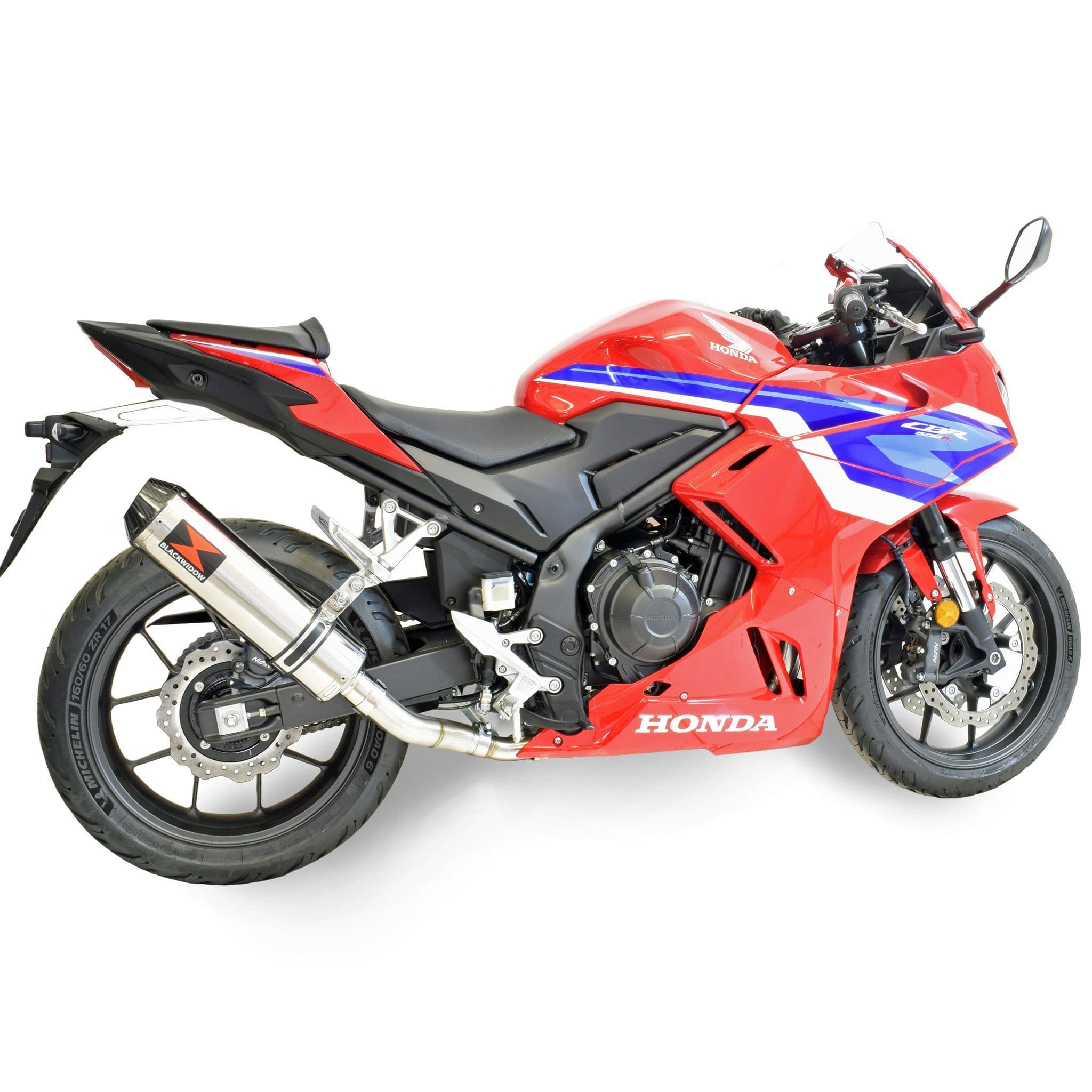 CBR 500 R 2024 - 2025 Exhaust Silencer 370mm Round Stainless Carbon Tip