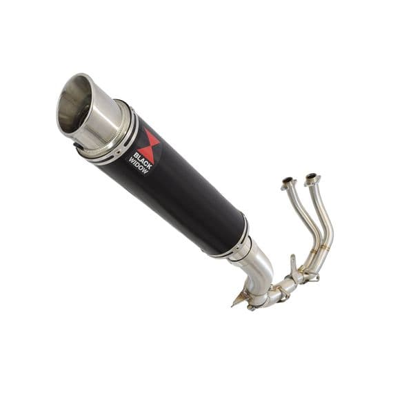 CBR 500 R 2024 - 2025 Exhaust System 350mm Round GP Black Stainless Steel