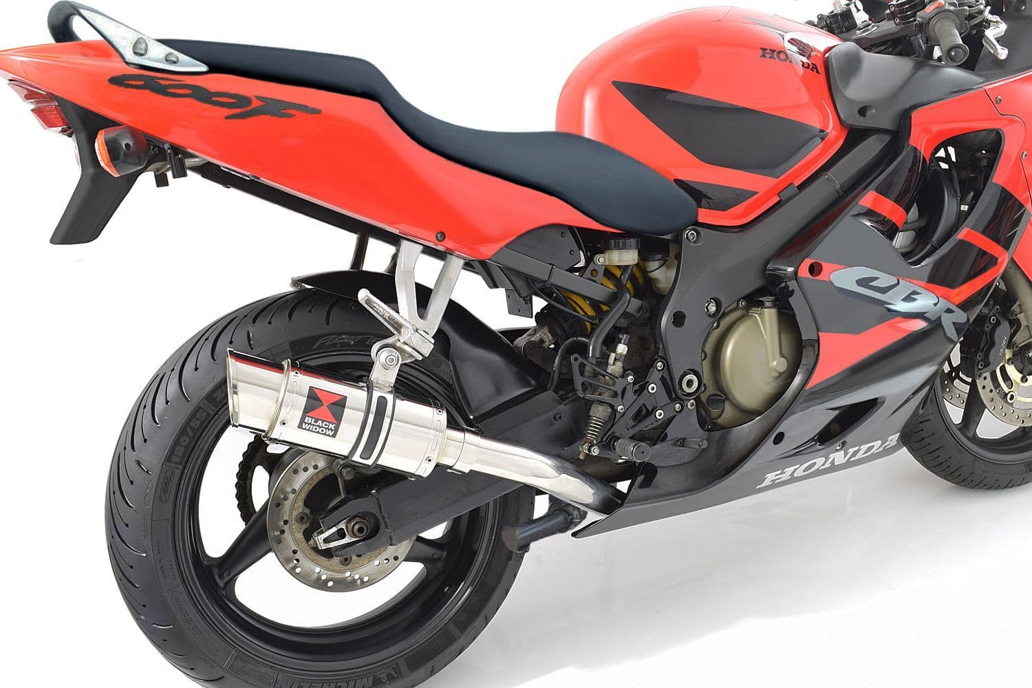 CBR600 F1-F7 01-07 Full Exhaust System 200mm Round Stainless Silencer