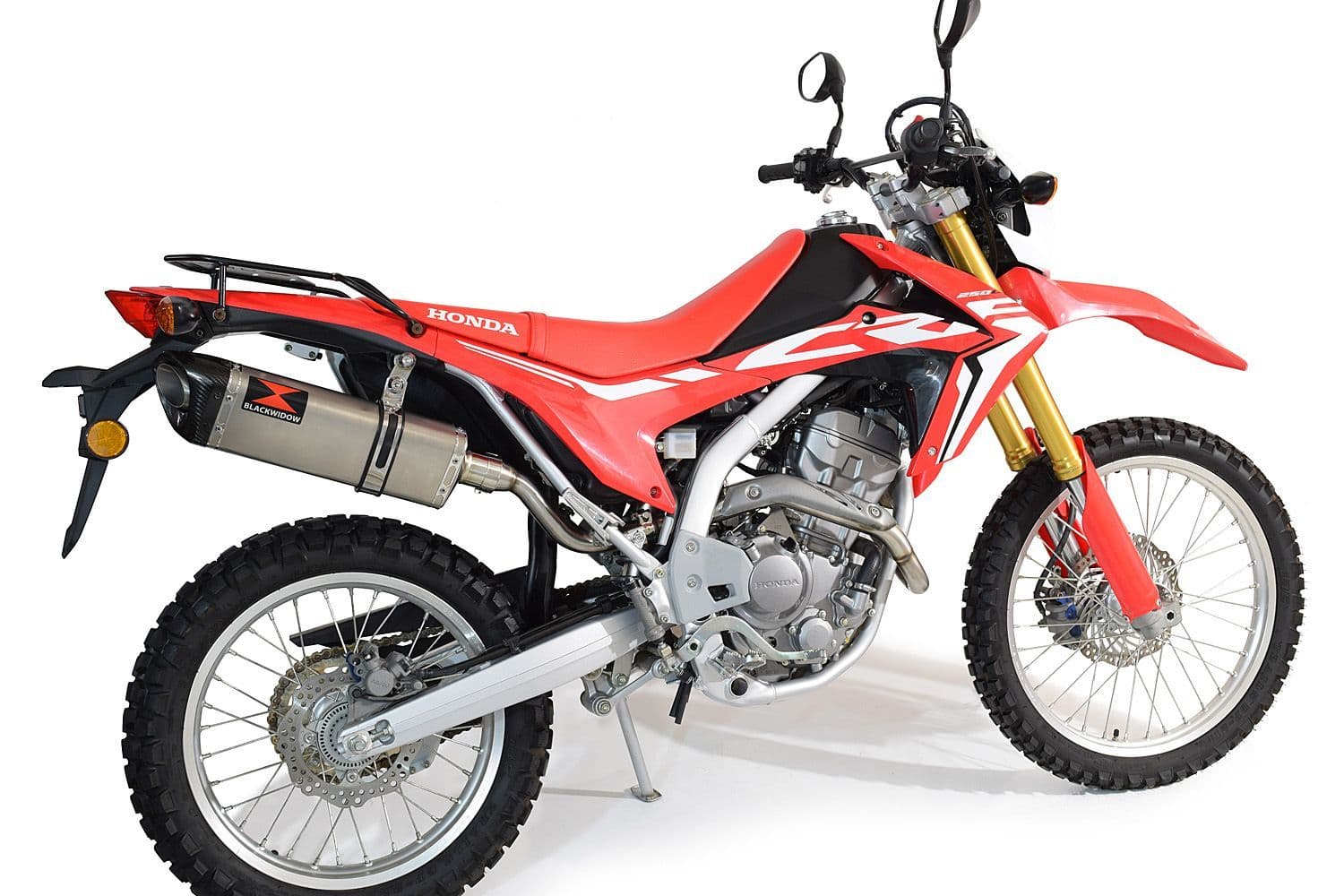 CRF 250 L/LA & Rally 2017-2020 Exhaust Silencer Kit 350mm Tri Oval ...