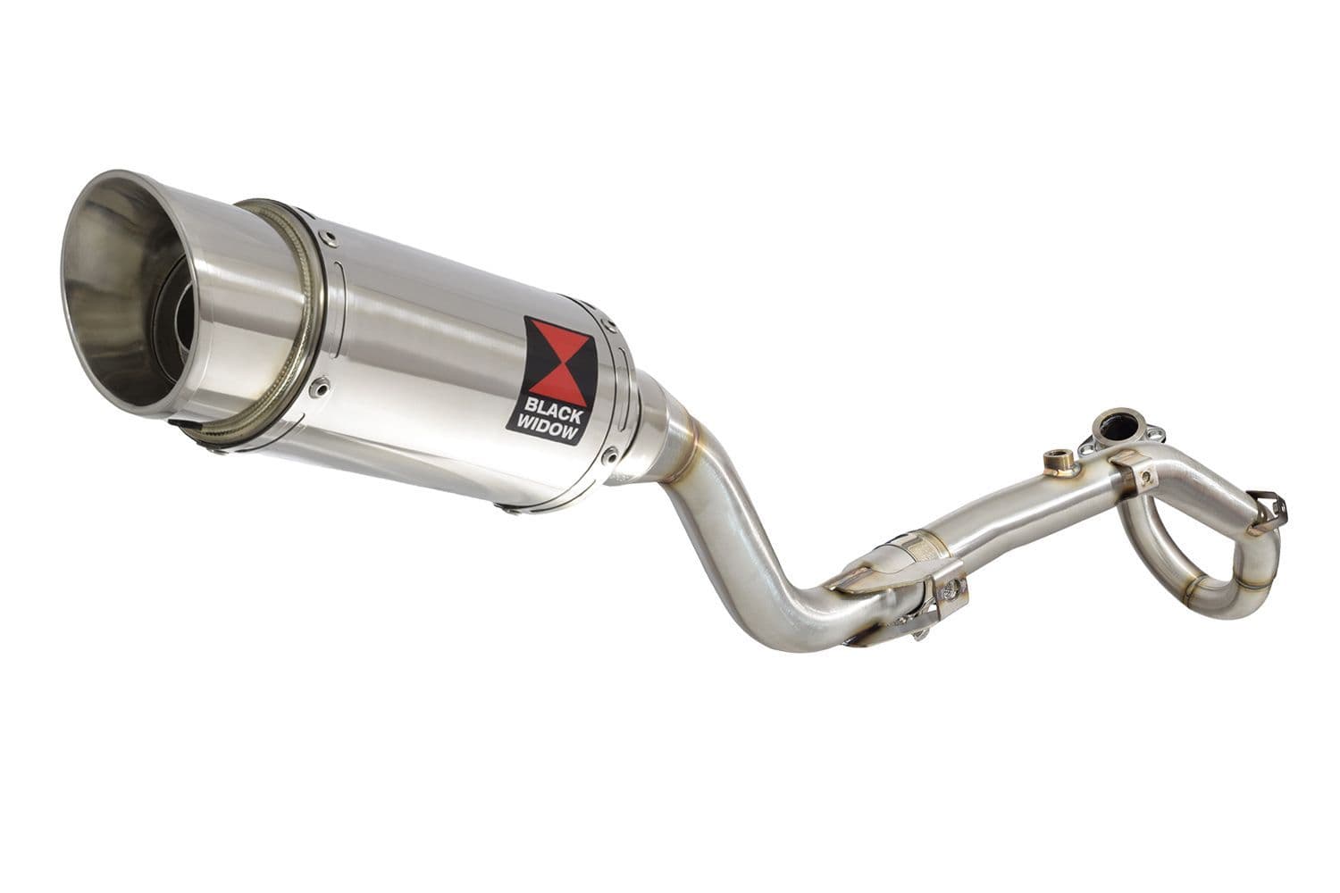 CRF 250 L/LA & Rally Exhaust System 200mm Round Stainless Silencer