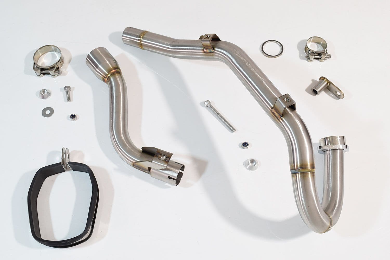 CRF 250 L/LA & Rally Exhaust System 300mm Hexagonal Stainless Carbon ...