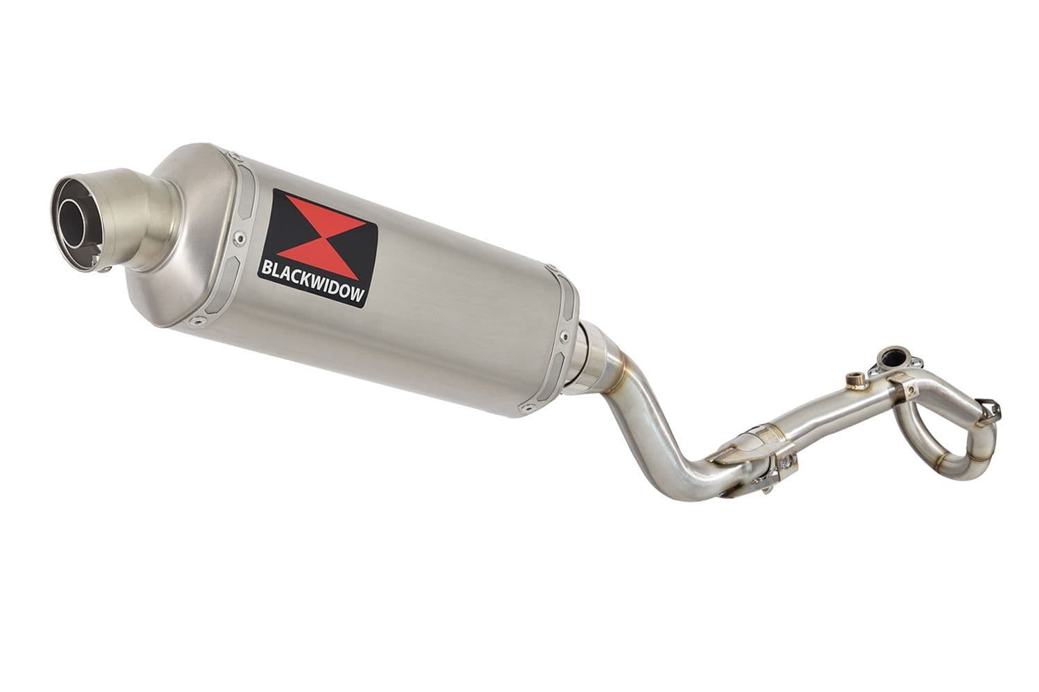 CRF 250 L/LA & Rally Exhaust System 300mm Hexagonal Stainless Silencer