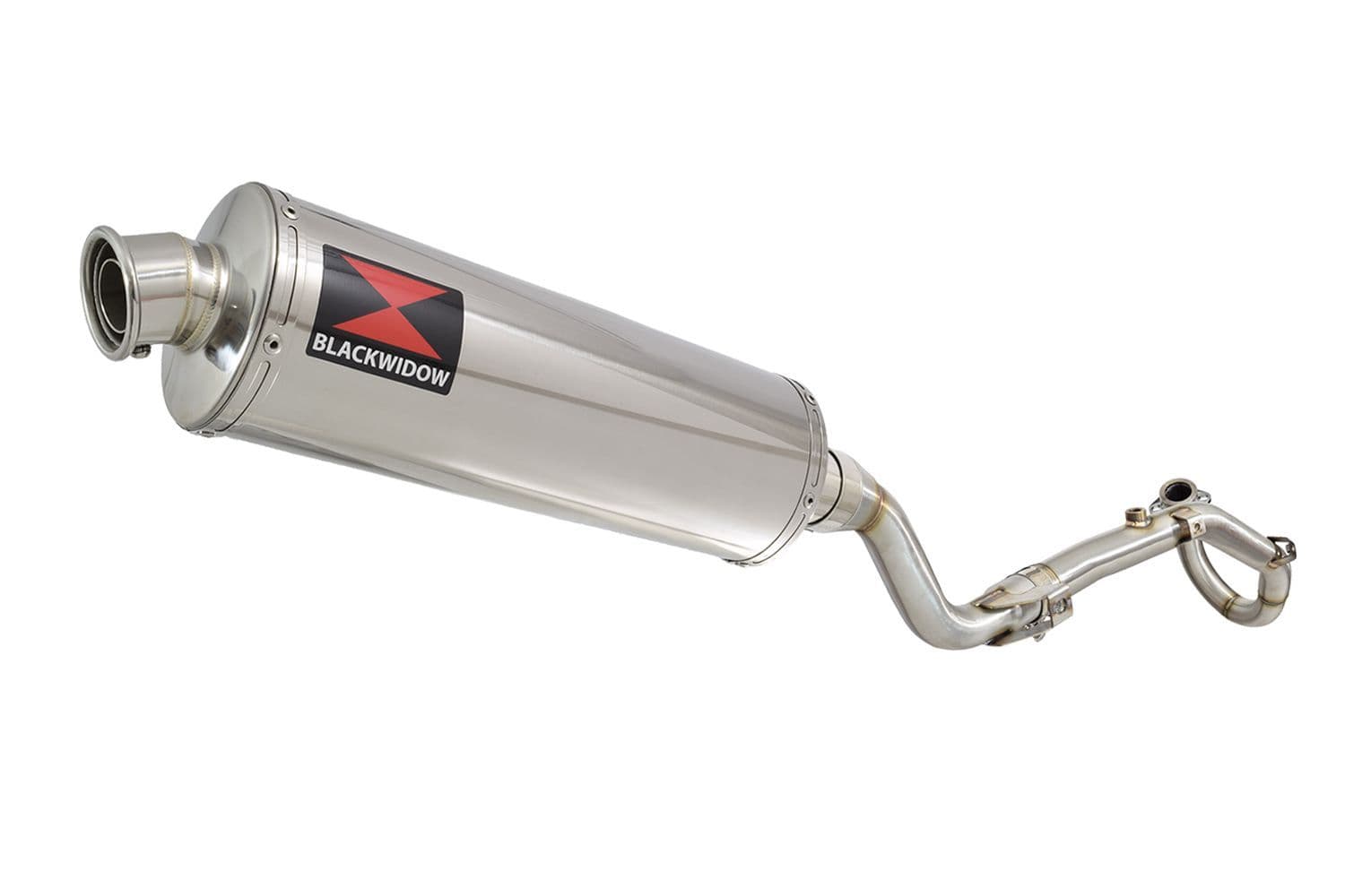 CRF 250 L/LA & Rally Exhaust System 400mm Oval Stainless Silencer