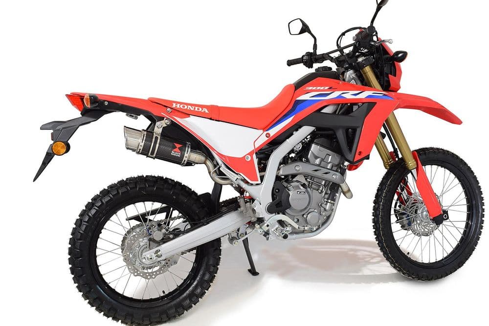 CRF 300 Rally 2025 - 2026 Exhaust Full System 200 mm Round GP Carbon ...
