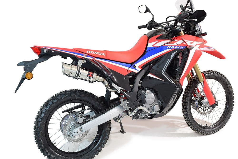 CRF 300 Rally 2025 - 2026 Exhaust Silencer 200 mm Round GP Stainless Steel