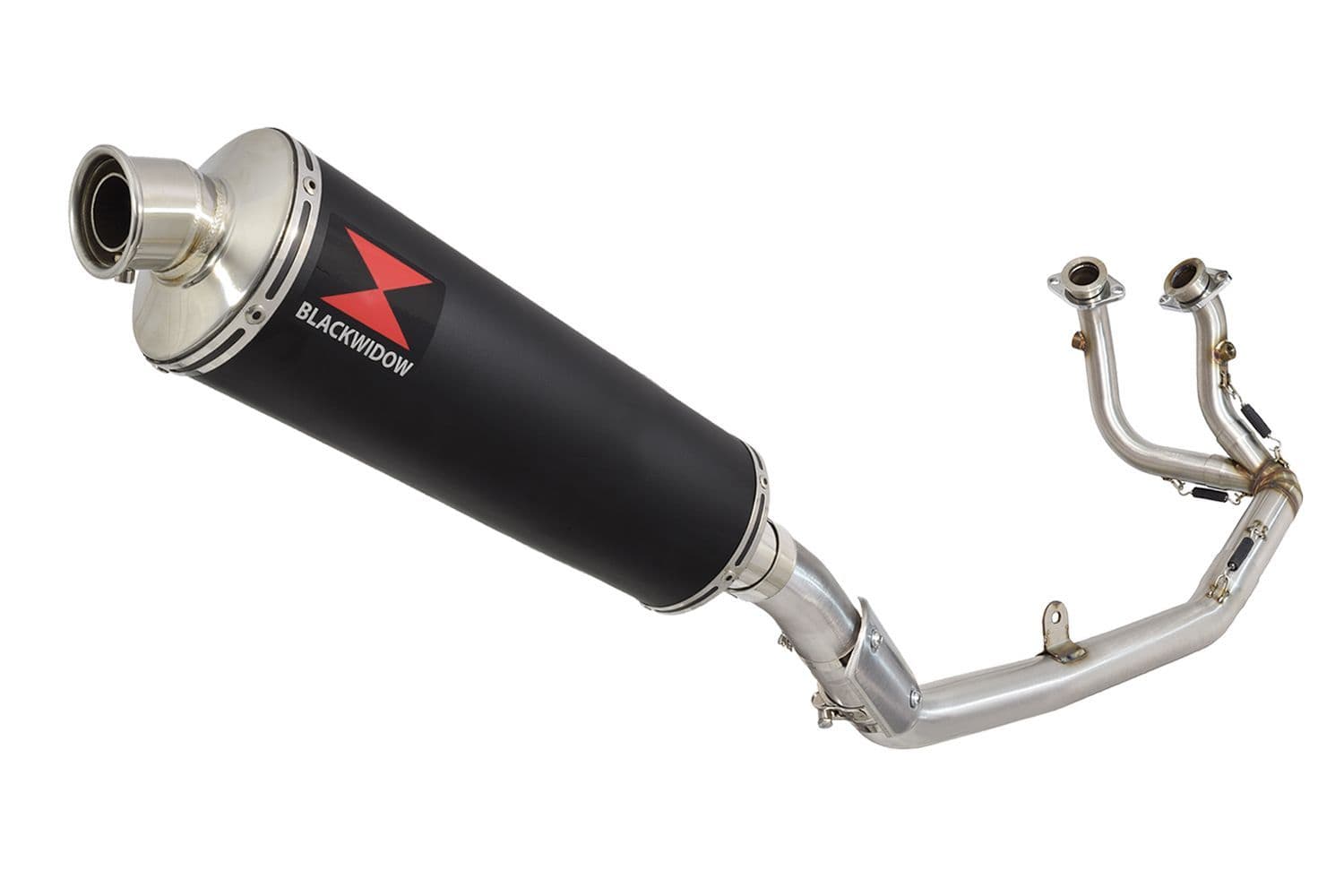 CRF1100 Africa Twin Exhaust De - Cat Full System 400mm Oval Black ...