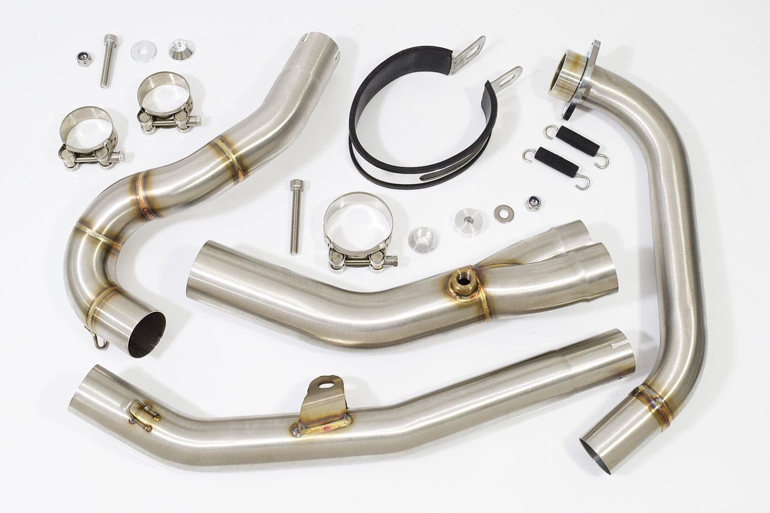 DL650 V-Strom 2017 - 2024 Exhaust System 400mm Oval Black Stainless ...