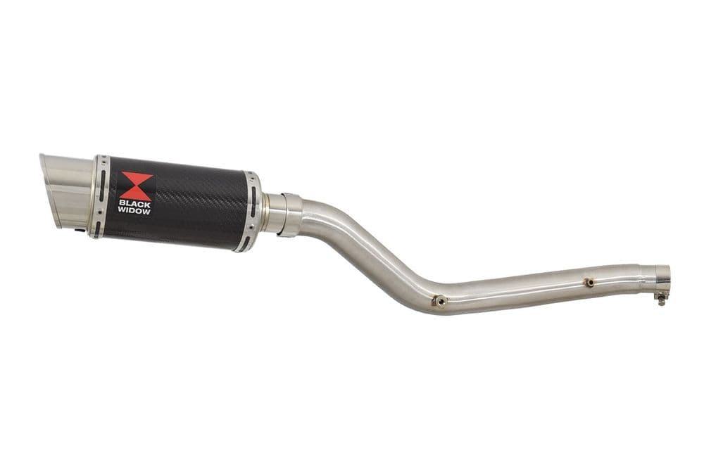 DRZ 400 S / SM 2000 - 2024 Exhaust Silencer Kit 200 mm Round Carbon