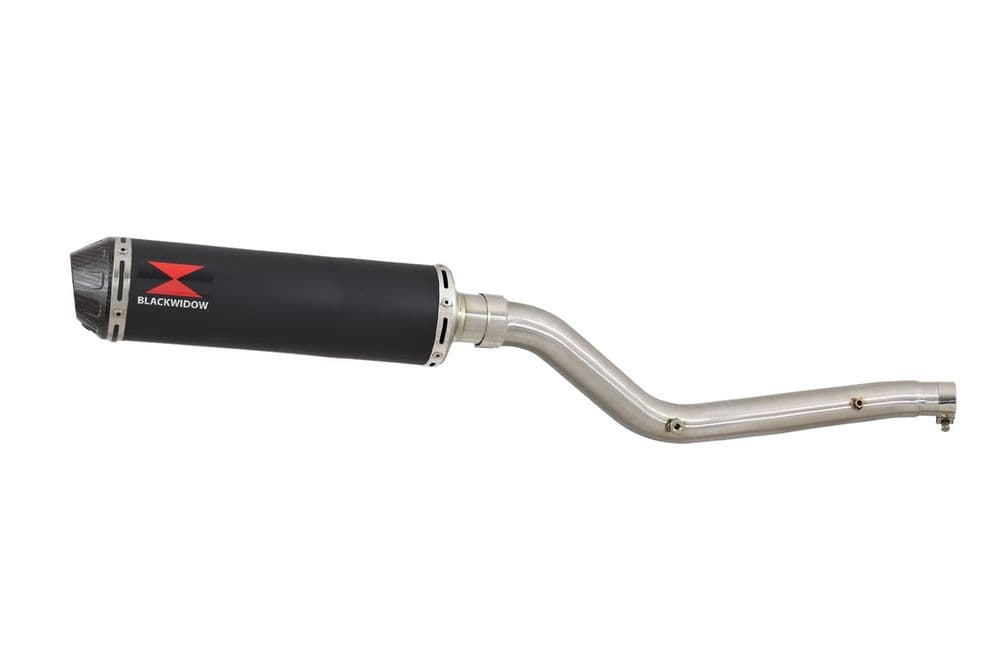 DRZ 400 S / SM 2000 - 2024 Exhaust Silencer Kit 370 mm Round Black ...