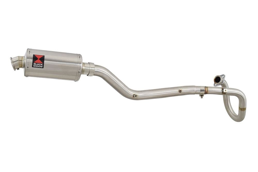 DRZ 400 S / SM 2000 - 2024 Exhaust System 230 mm Oval Stainless Silencer