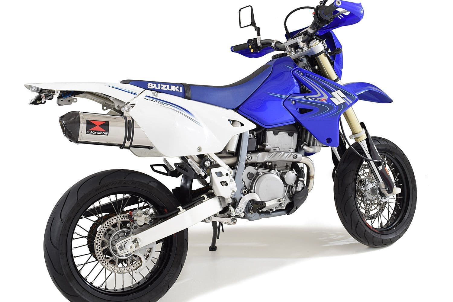 DRZ 400 S / SM Performance Exhaust System 300mm Oval Stainless Carbon ...