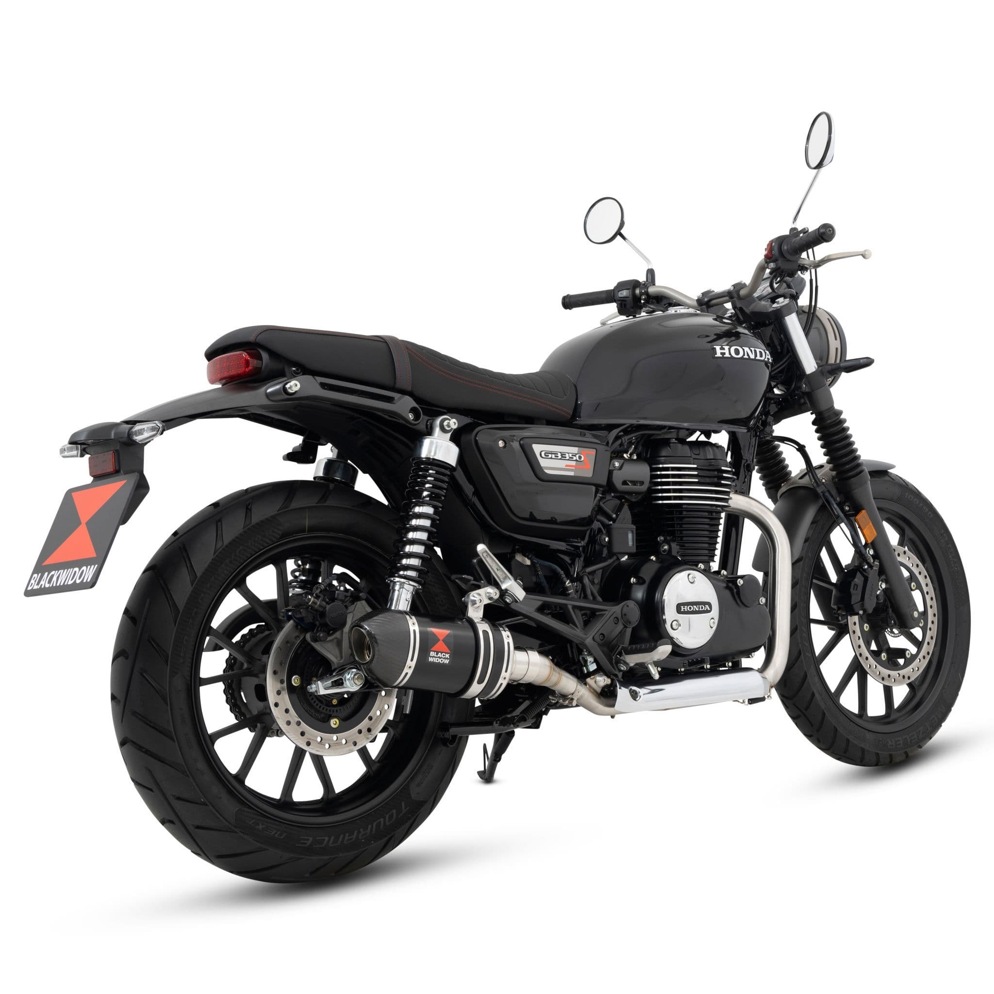 GB 350 S / R / RS 2024 - 2025 Exhaust System 200 mm Oval Black ...