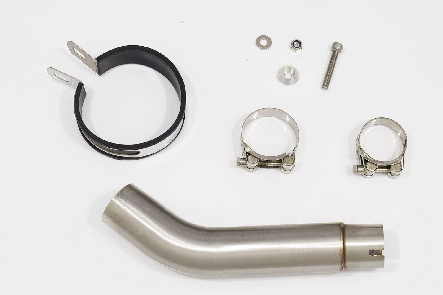 GSR 750 2011-2016 Exhaust Silencer Kit 200mm Round Blue Tip Carbon