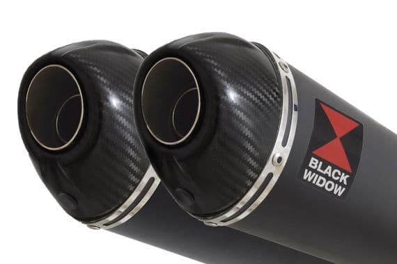 GSX 1300 R HAYABUSA 2021 - 2026 4-2 Link Pipes 200mm Oval Black ...