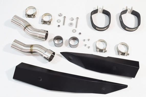 GSX 1300 R HAYABUSA 2021 - 2026 4-2 Link Pipes 300mm Hexagonal ...