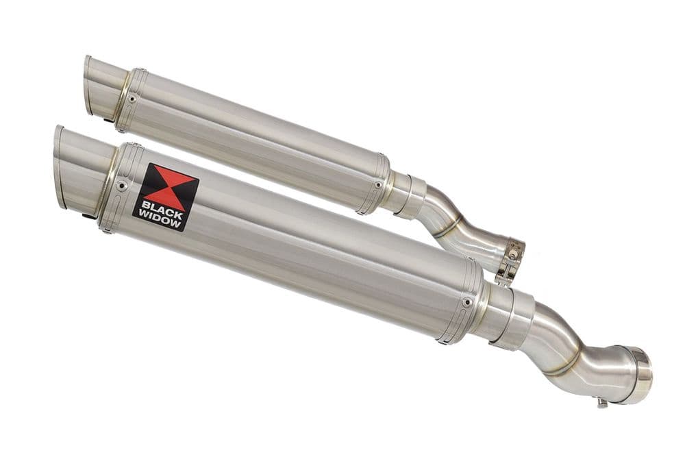 GSX 1300 R HAYABUSA 2021 - 2026 4-2 Link Pipes 350mm GP Round Stainless ...