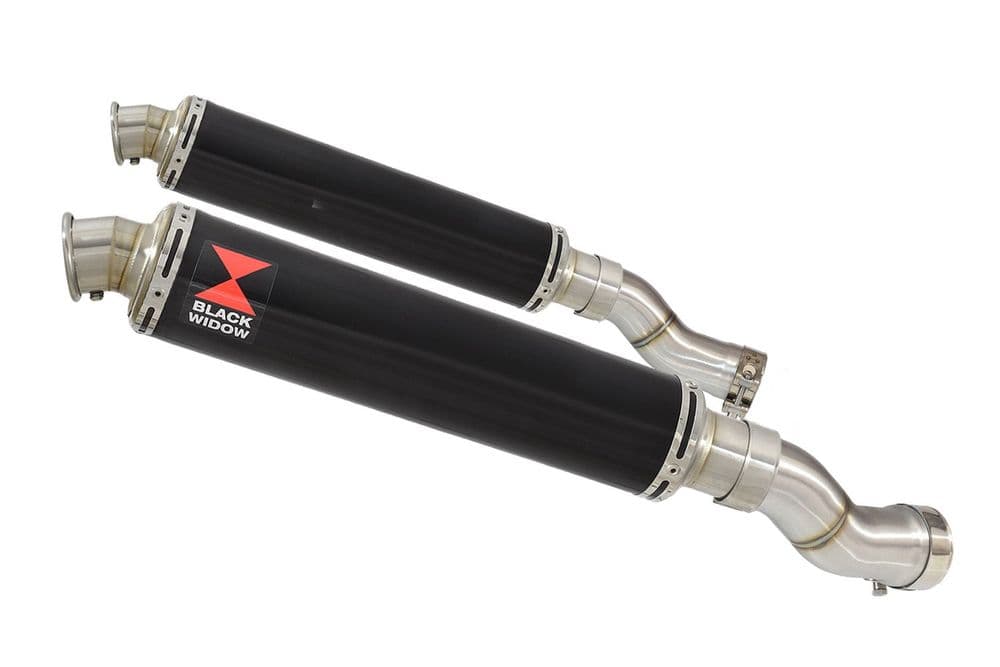 GSX 1300 R HAYABUSA 2021 - 2026 4-2 Link Pipes 350mm Round Black ...