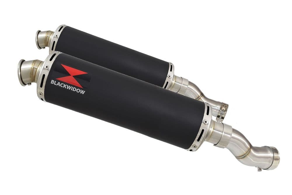 GSX 1300 R HAYABUSA 2021 - 2026 4-2 Link Pipes 400mm Round Black ...