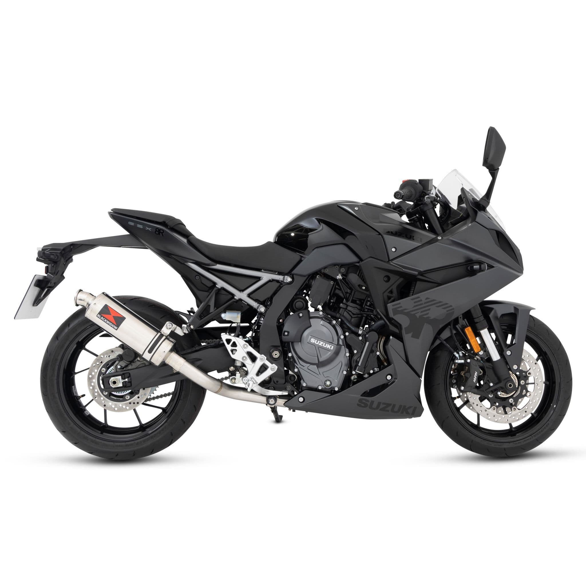 GSX-8R 2023 - 2025 Exhaust System 300 mm Round Stainless Silencer