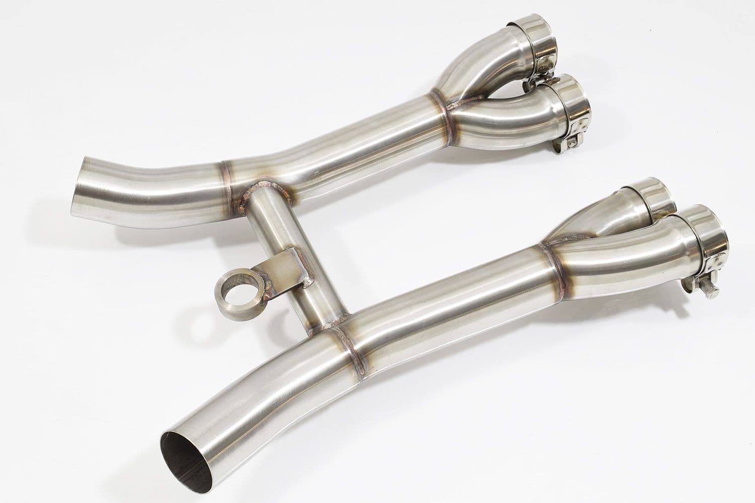 GSX1400 Exhaust Collector Brushed Stainless Steel