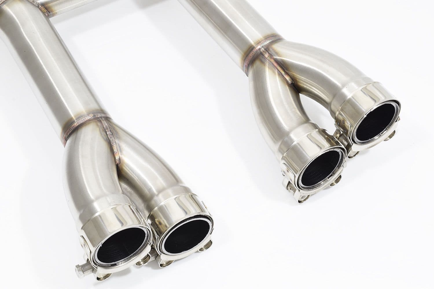 GSX1400 Exhaust Collector Brushed Stainless Steel