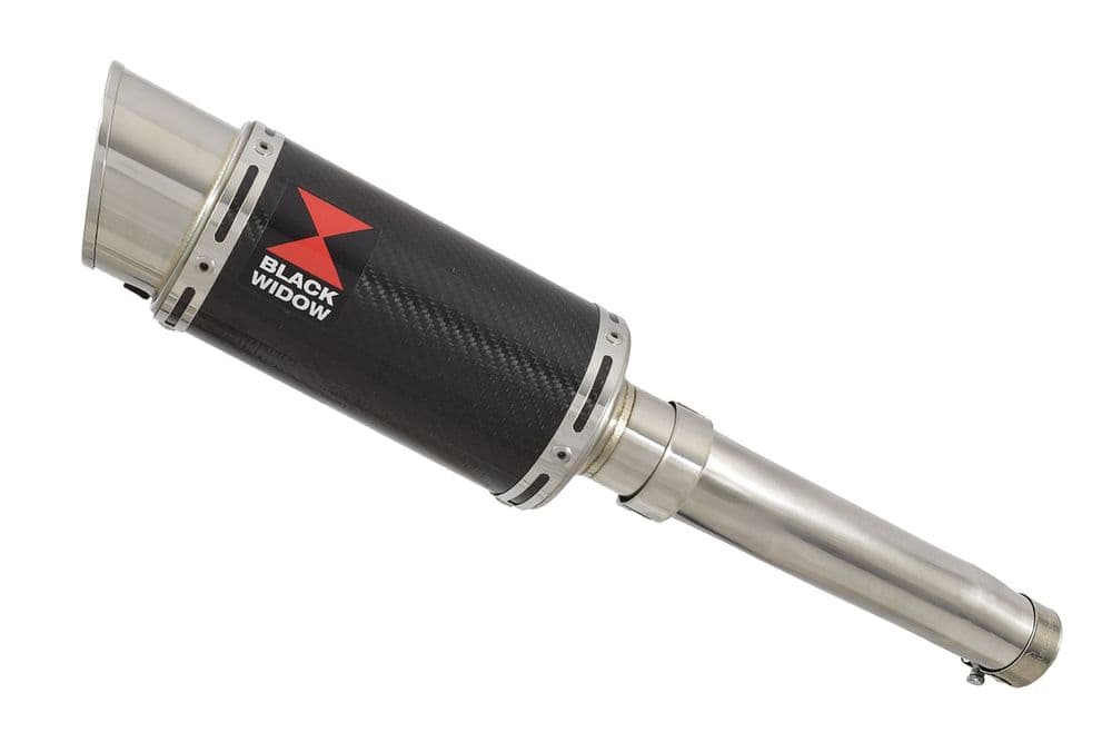 GSXR 750 K8 K9 L0 08 09 10 Exhaust Silencer Kit 200mm Round Carbon