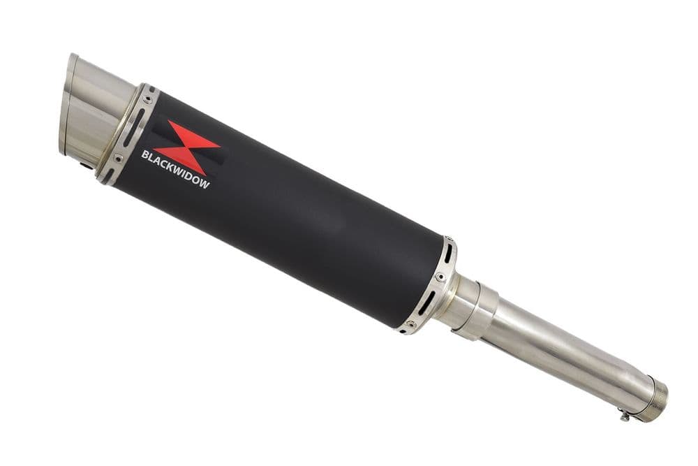 GSXR 750 K8 K9 L0 08 09 10 Exhaust Silencer Kit 360mm GP Round Black Stainless