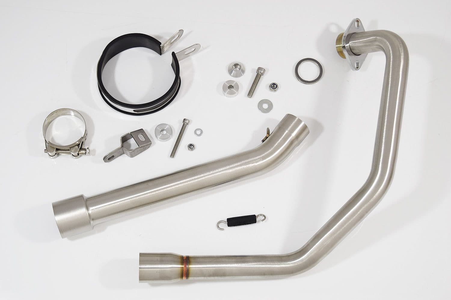 KSR Code X 125 2012-2019 Exhaust System 400mm Round Stainless Silencer