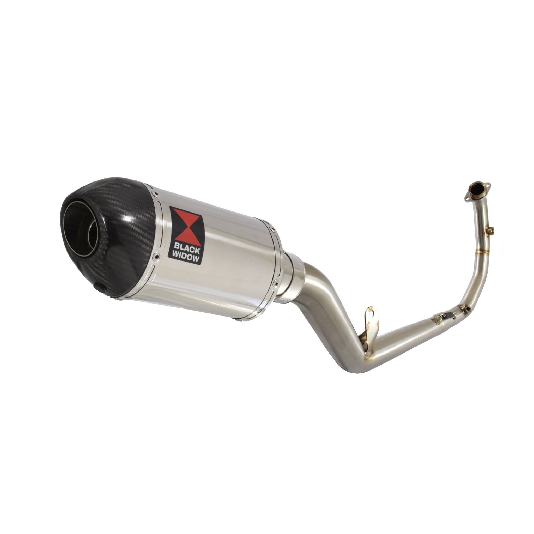 KTM 125 Duke 2024 - 2026 Exhaust System 200 mm Oval Stainless Carbon ...