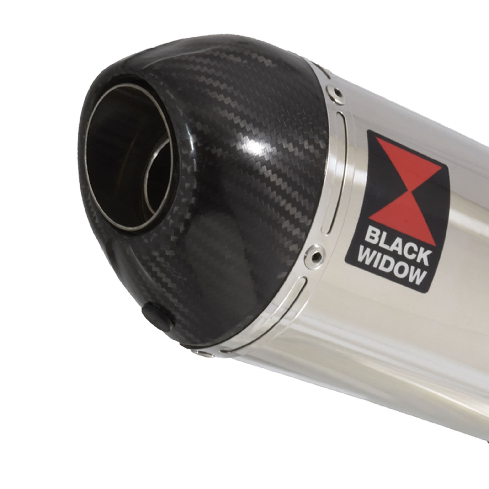 KTM 125 Duke 2024 - 2026 Exhaust System 200 mm Oval Stainless Carbon ...