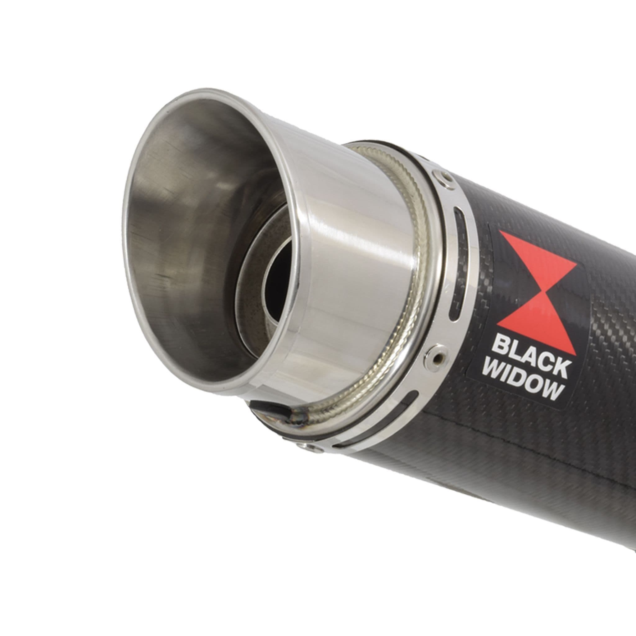 KTM 125 Duke 2024 - 2026 Exhaust System 200 mm Round Carbon Silencer