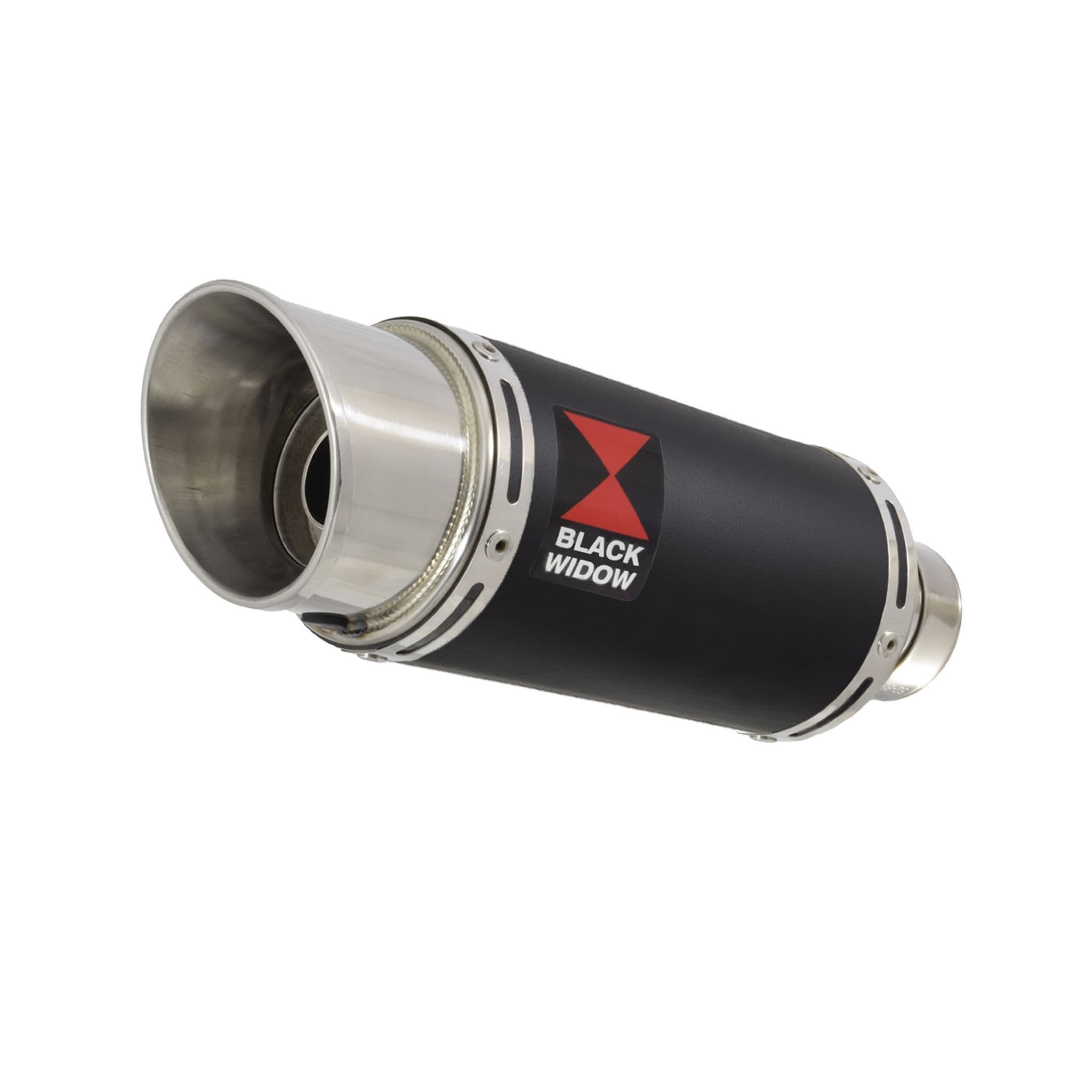 KTM 125 Duke 2024 - 2026 Exhaust System 200 mm Round Stainless Black ...