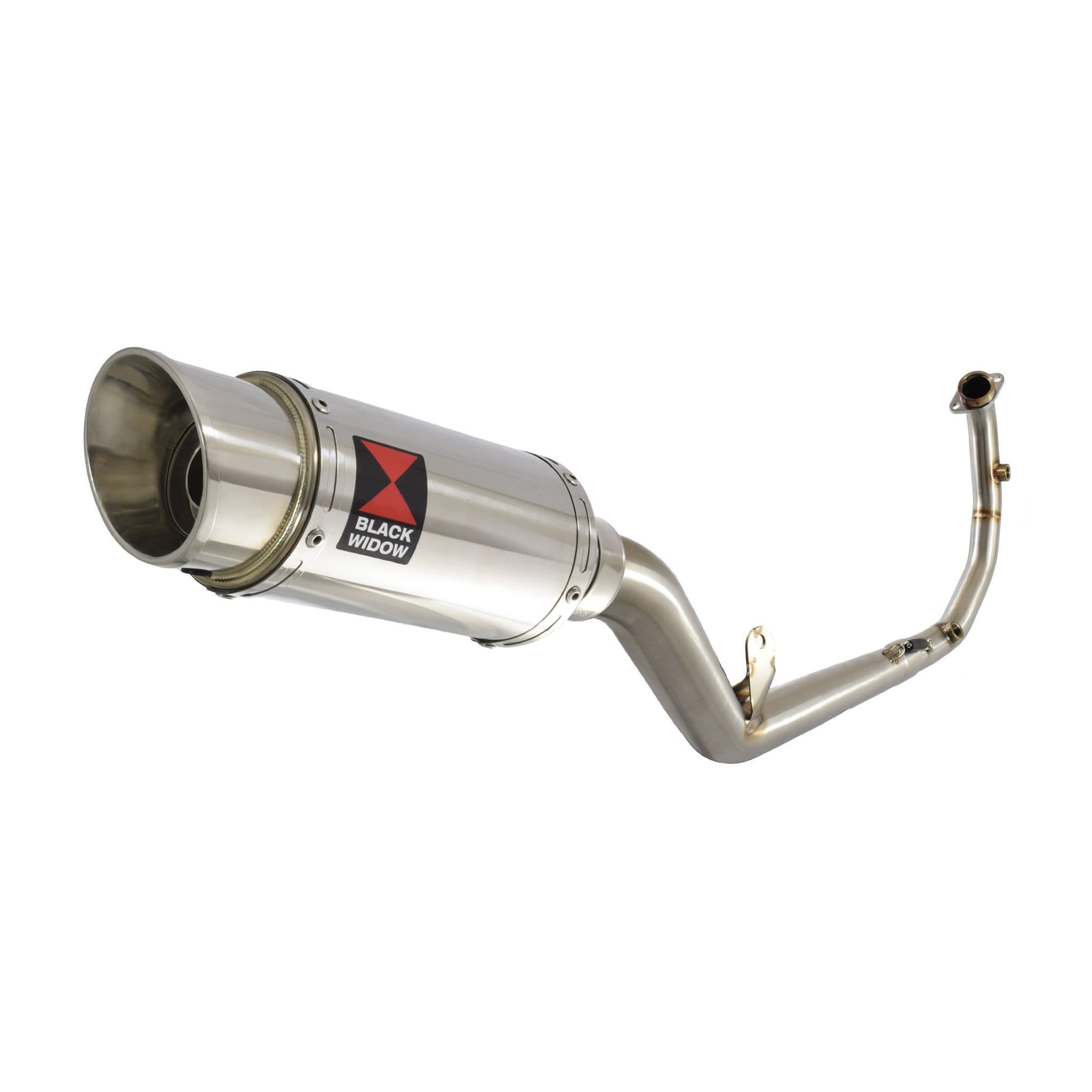 KTM 125 Duke 2024 - 2026 Exhaust System 200 mm Round Stainless Silencer