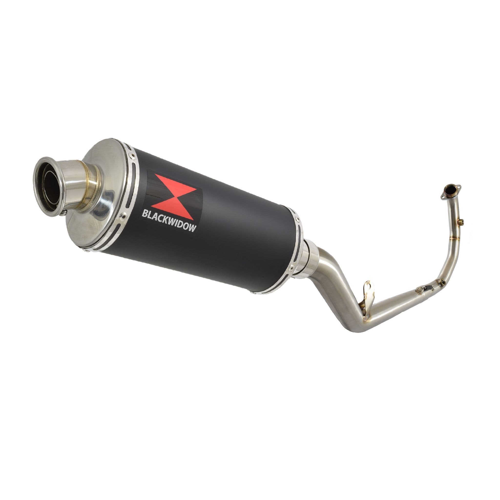 KTM 125 Duke 2024 - 2026 Exhaust System 300 mm Oval Black Stainless ...