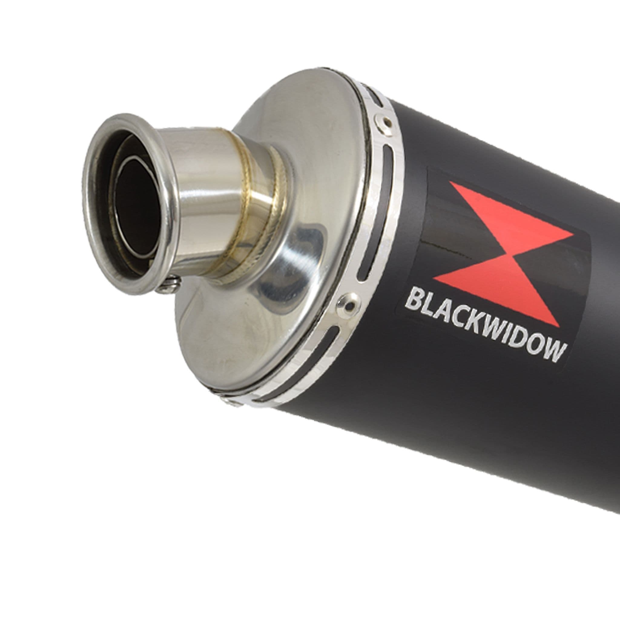 KTM 125 Duke 2024 - 2026 Exhaust System 300 mm Oval Black Stainless ...