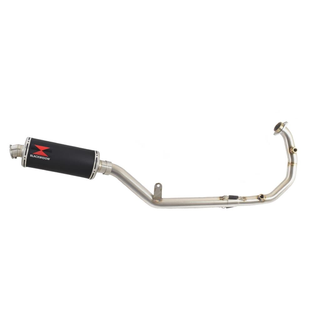 KTM 125 Duke 2024 - 2026 Exhaust System 300 mm Oval Black Stainless ...