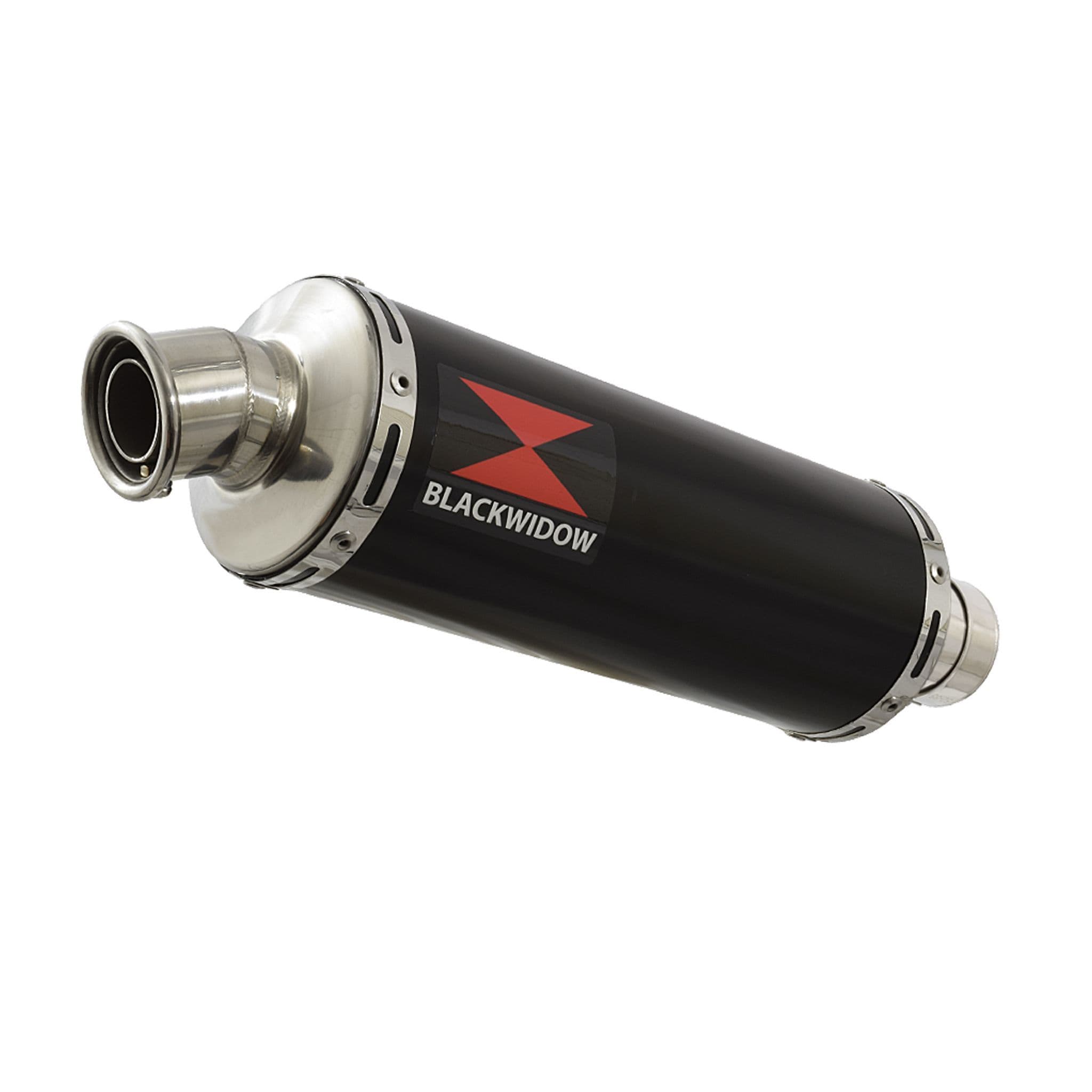 KTM 390 Duke 2024 - 2026 Exhaust System 300mm Black Round Stainless ...