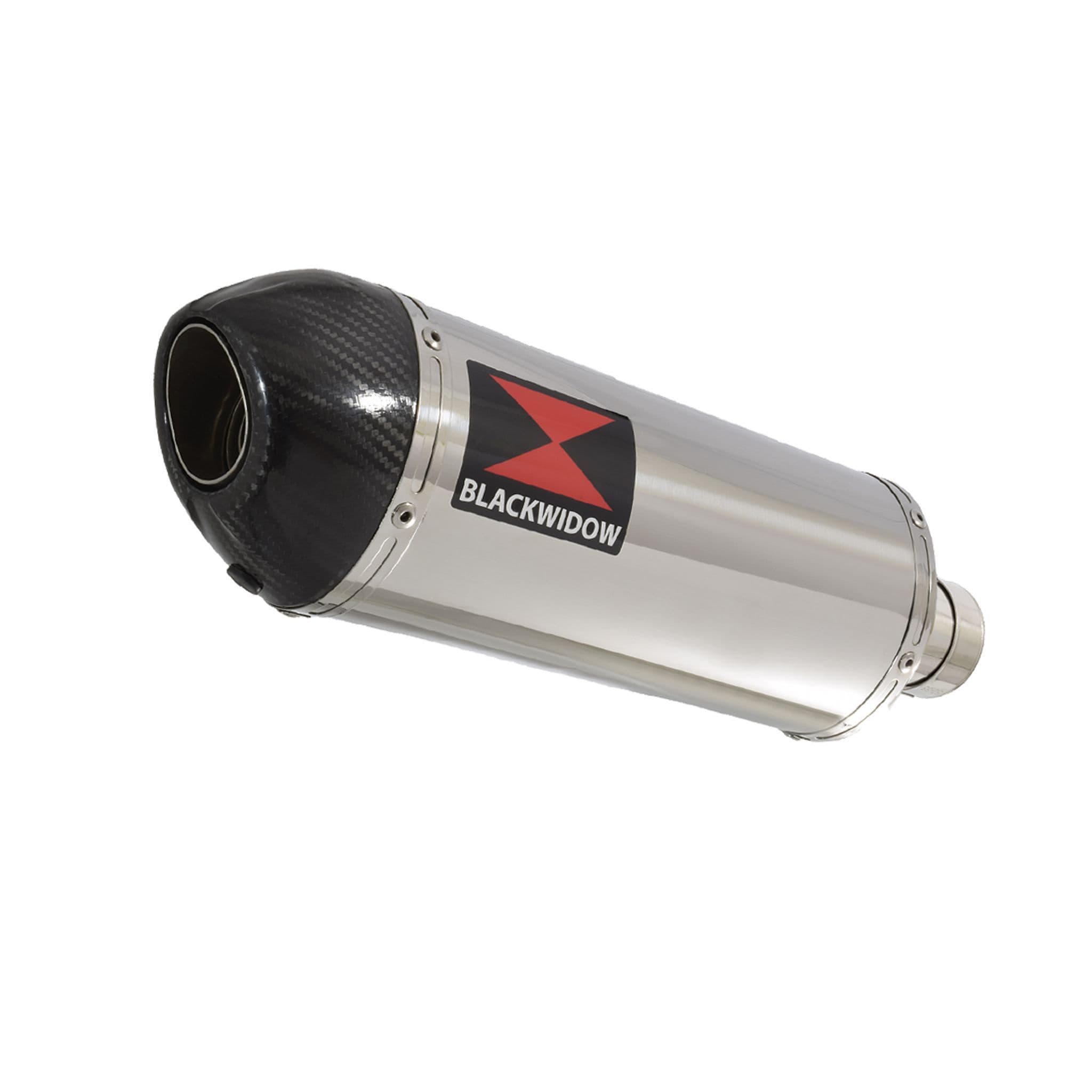 KTM 390 Duke 2024 - 2026 Exhaust System 300mm Oval Stainless Carbon Tip ...