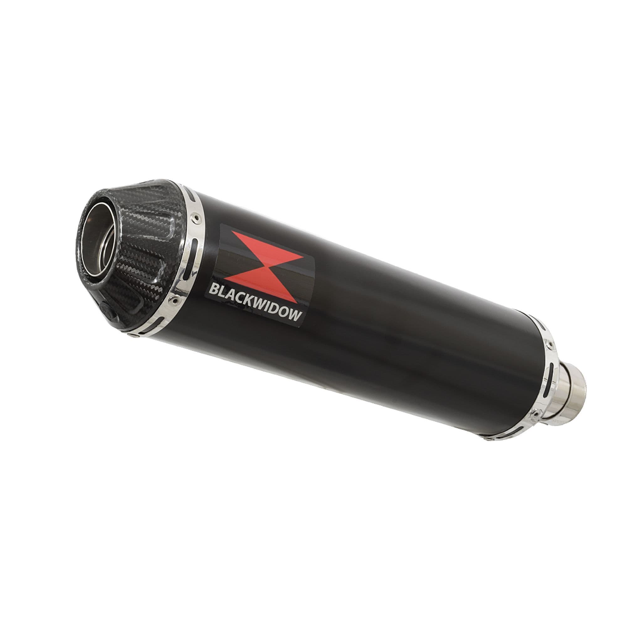 KTM 390 Duke 2024 - 2026 Exhaust System 370mm Black Oval Stainless ...