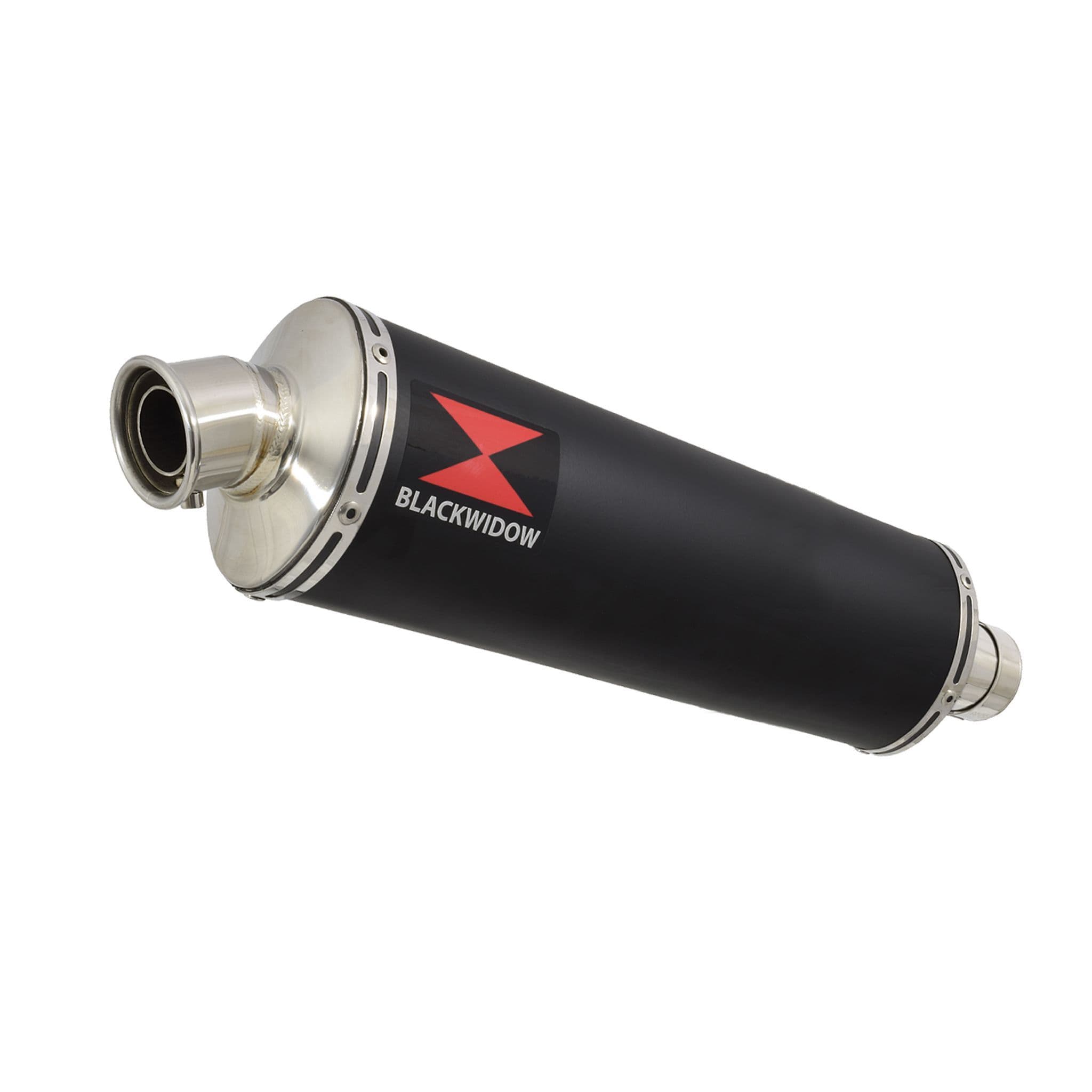 KTM 390 Duke 2024 - 2026 Exhaust System 400mm Black Oval Stainless Silencer