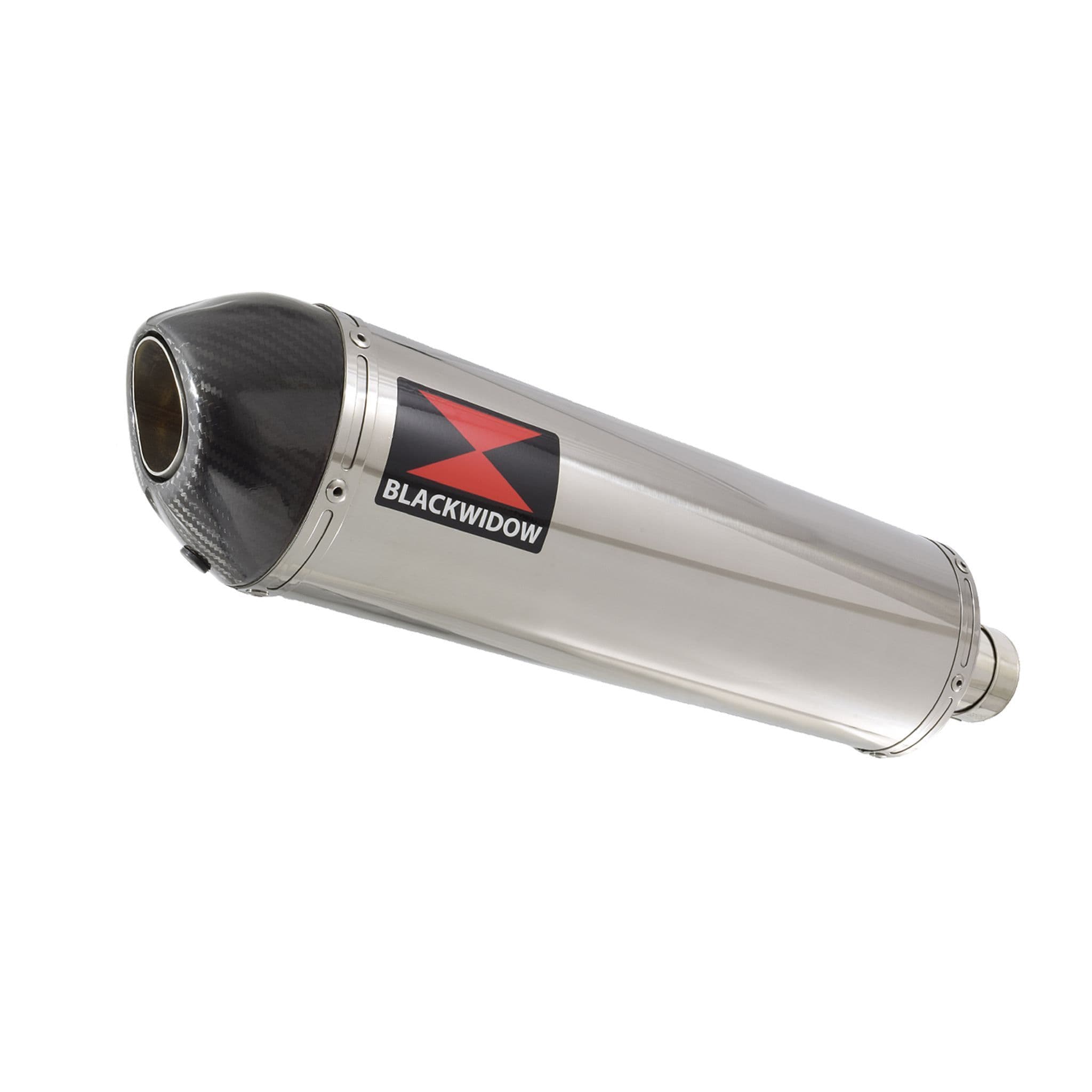 KTM 390 Duke 2024 - 2026 Exhaust system 400mm Oval Stainless Carbon Tip ...