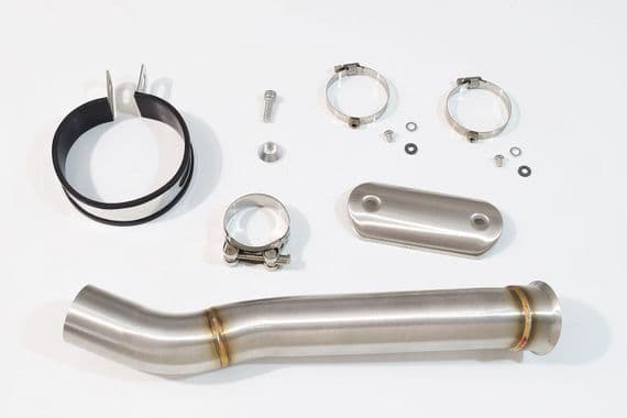 KTM 890 Adventure R 2021 - 2026 Exhaust Silencer 200mm Round Blue Tip ...