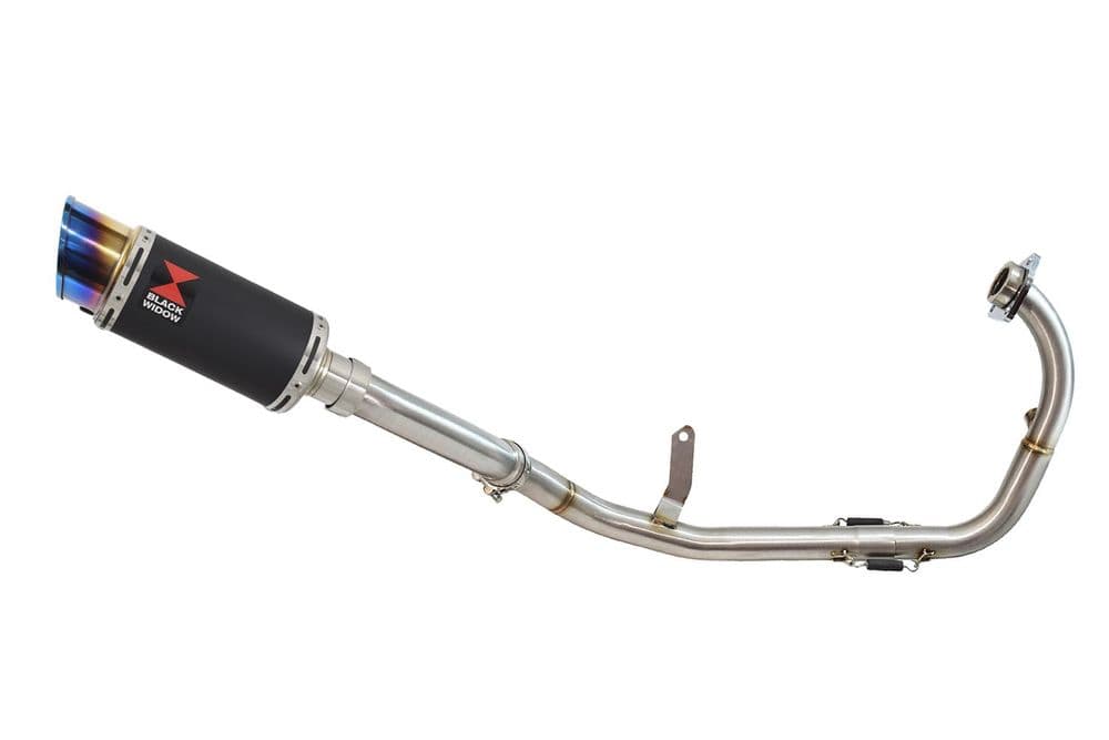 KTM RC 125 Duke 2021-2023 De-Cat Exhaust System 200mm Round Black ...